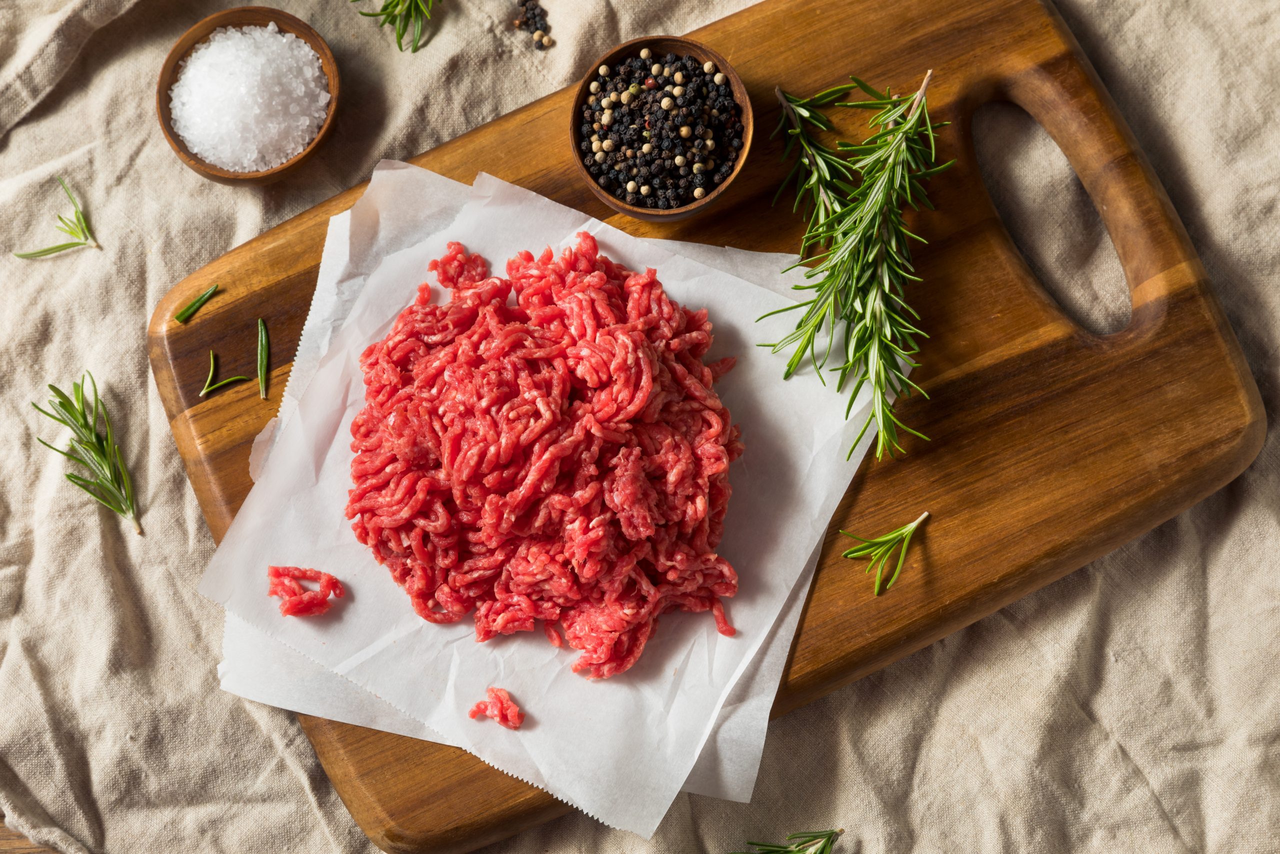 Family Pack Ground Beef 75 25 10 LBS Prime Nosh